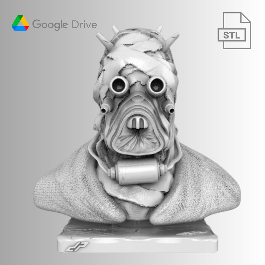 Tusken Raider Bust 3D Stl File for 3D Printing, Stars Wars High Quality ...