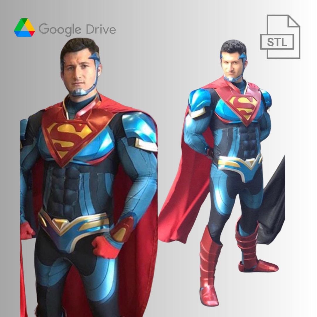 Do3d_superman Injustice 2 3D Stl File for 3D Printing, High Quality Stl ...