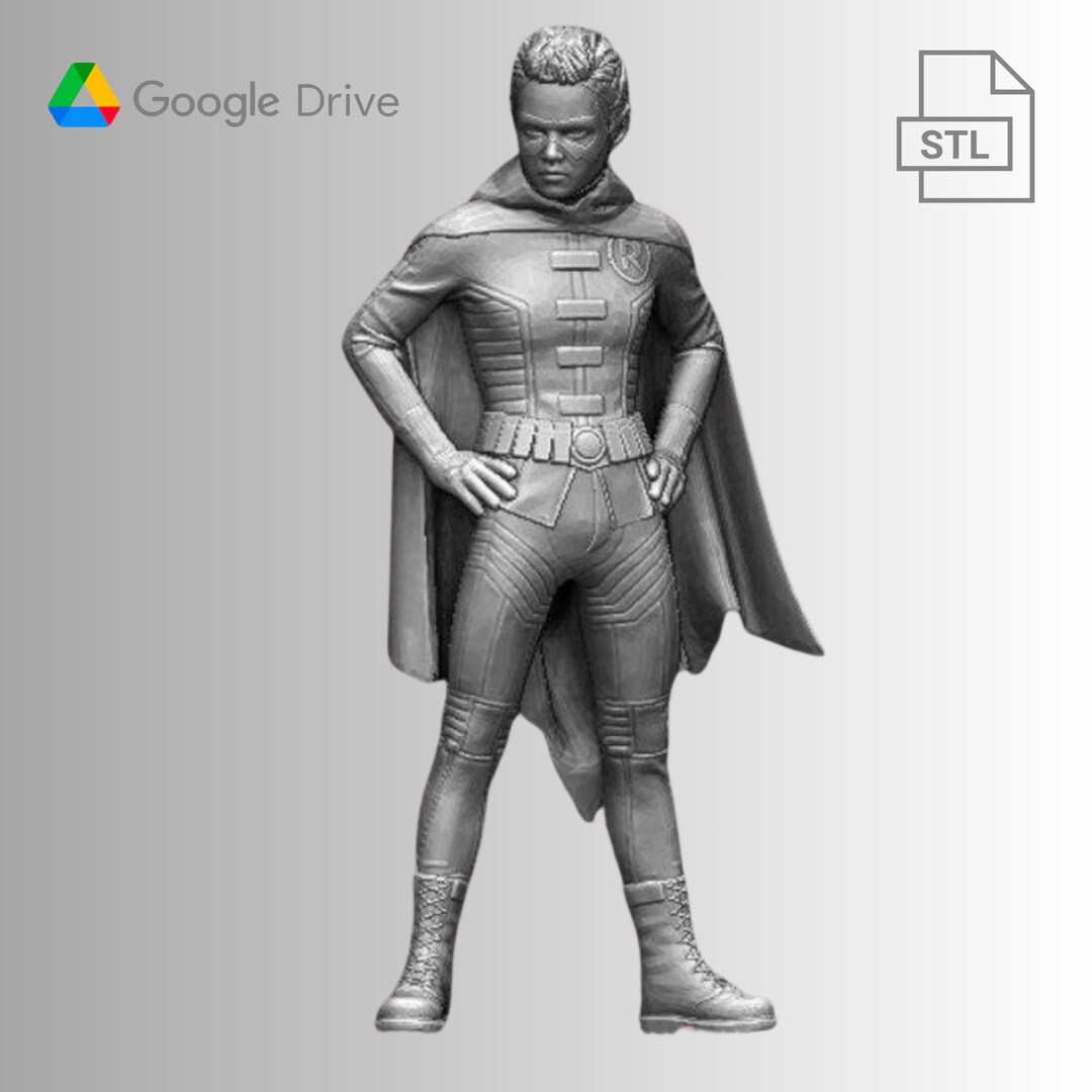 Robin 3D Stl File for 3D Printing, High Quality Stl, Stl Figure, 3D Stl ...