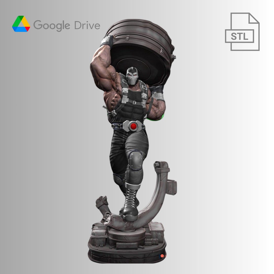 Bane 3D Stl File for 3D Printing, High Quality Stl, Stl Figure, 3D Stl ...