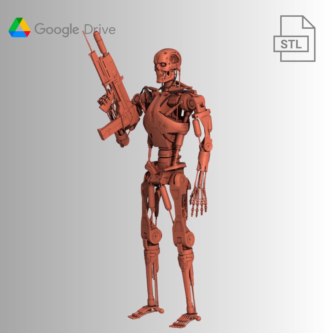 Endoskeleton Terminator 3D Stl File for 3D Printing, High Quality Stl ...