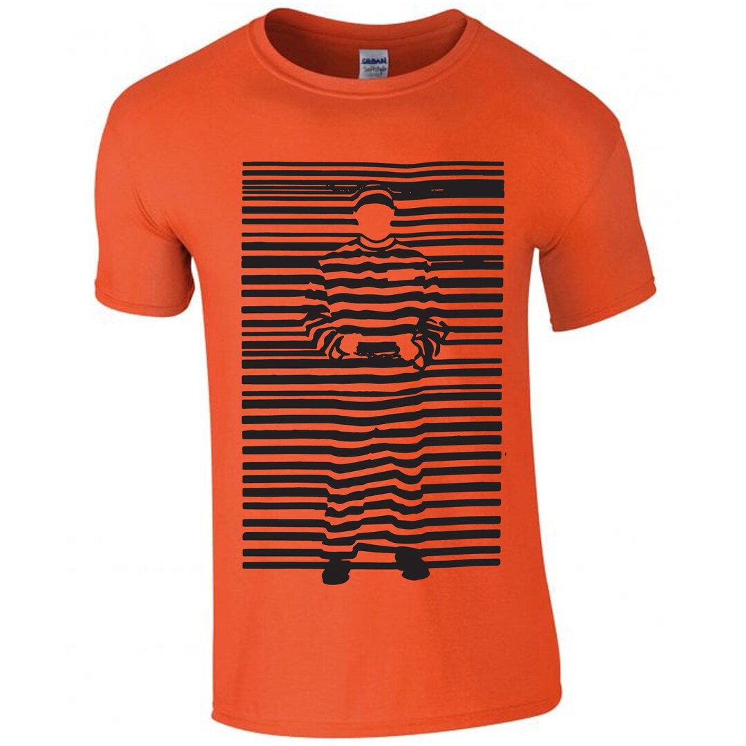 Barcode Prisoner Tshirt/barcode Man Tee/prisoner Tshirt/funny Tee ...