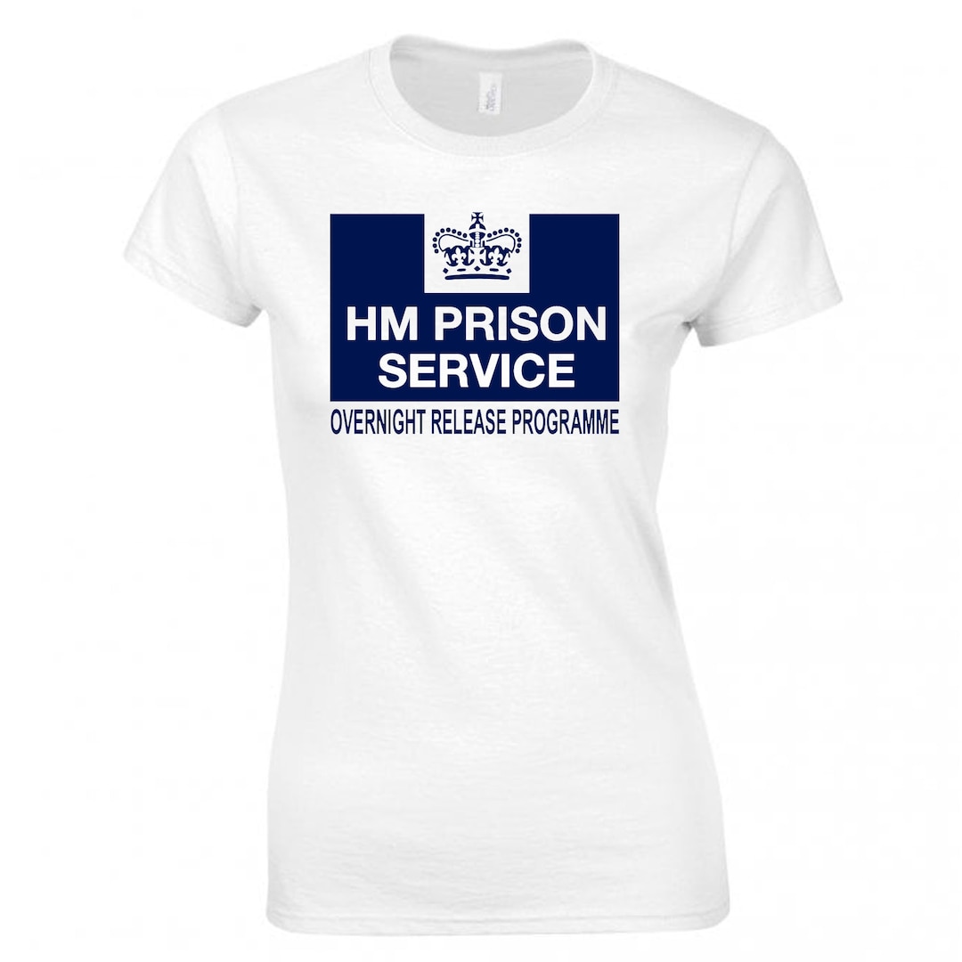 Prison Tshirt/hmp Overnight Release Programme Tee/novelty Inmate Tshirt ...