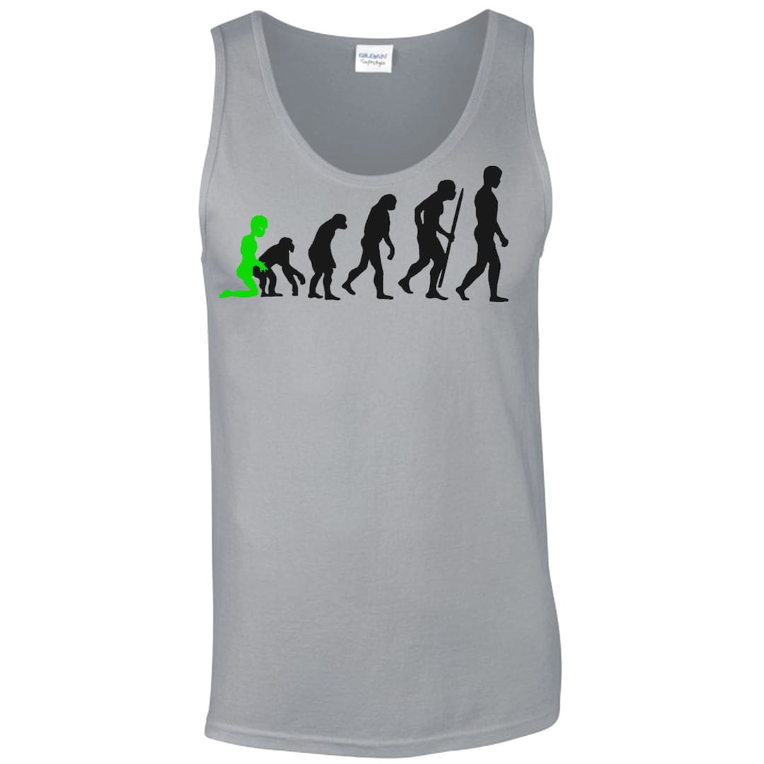 Alien Monkey Vest/funny Evolution Vest/theory of Evolution Vest/funny ...