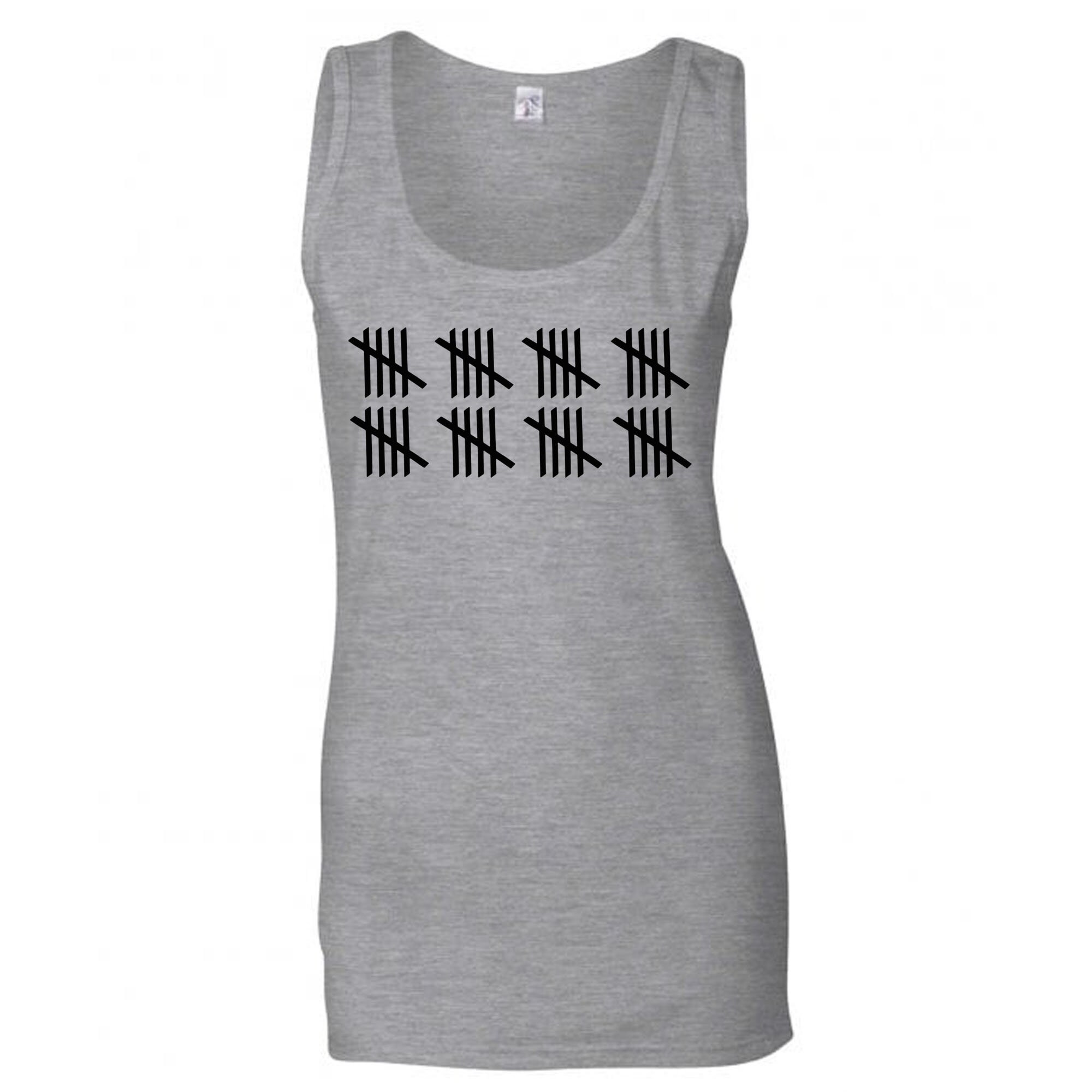 40th Birthday Tally Chart Vest Tank/30th Birthday Vest/custom Date ...