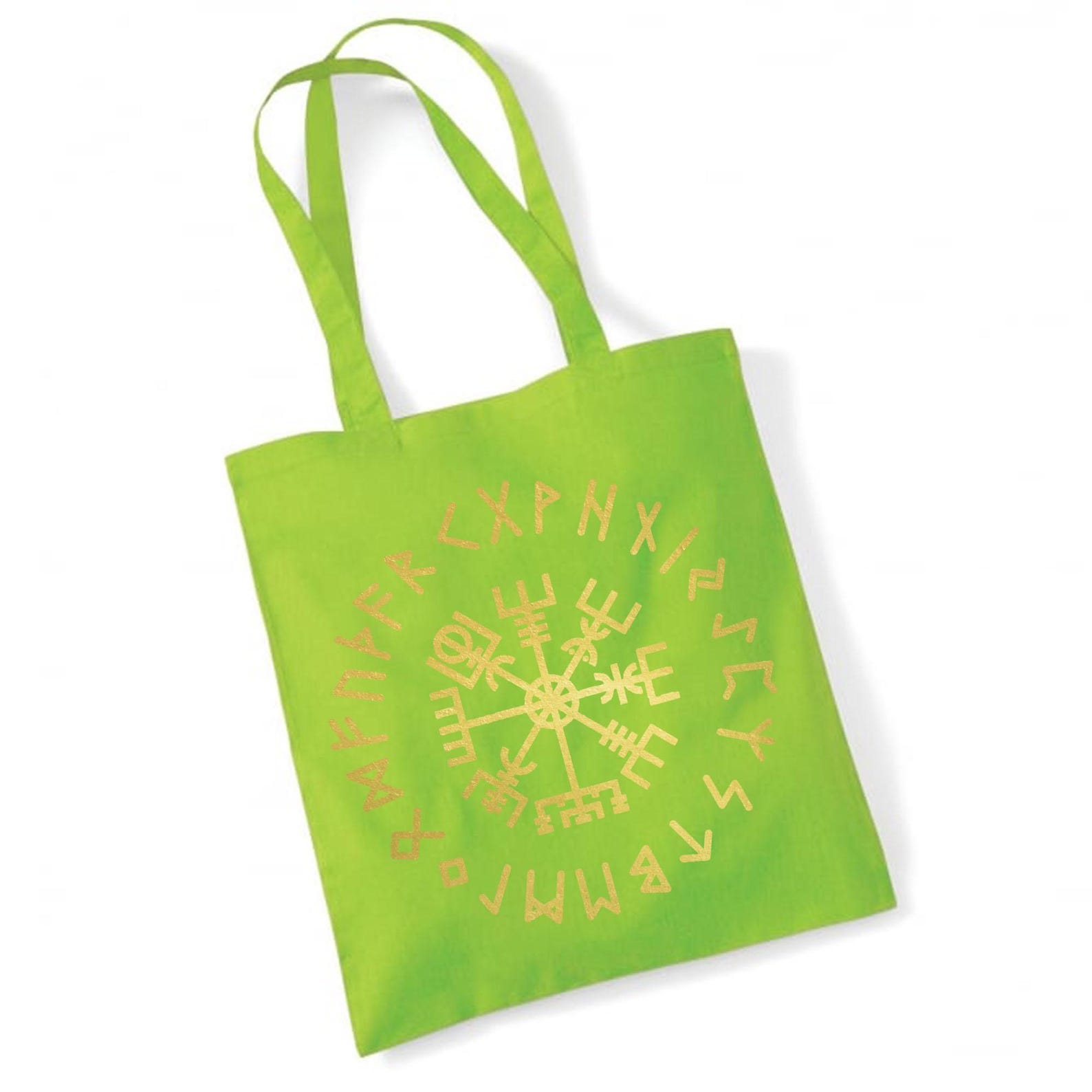 Norse Runes Cotton Tote Bag/viking Runes Tote Bag/shopper Bag/canvas ...
