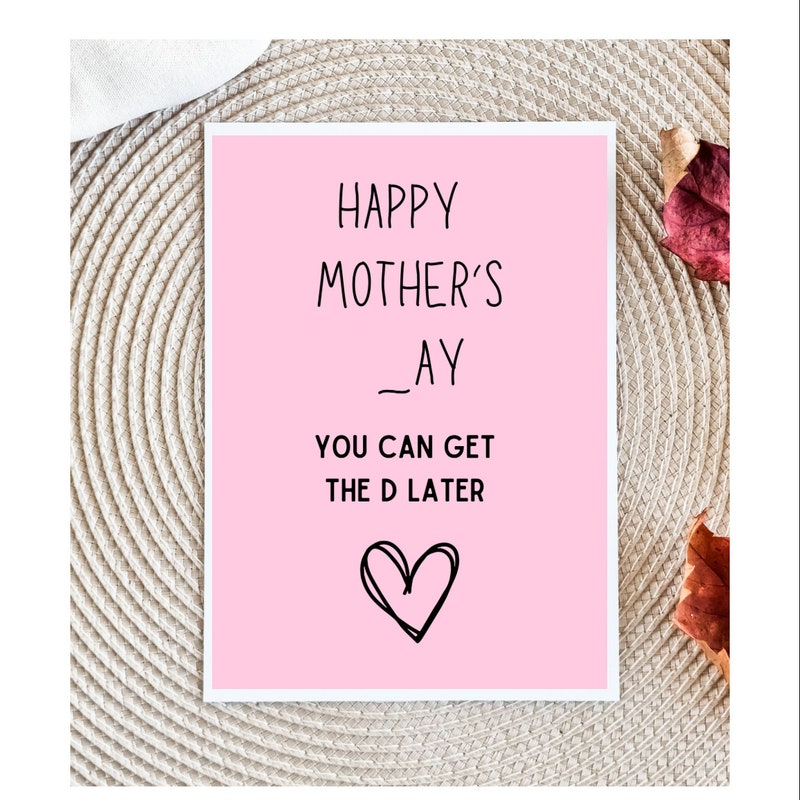 Mothers Day Punny Card - Etsy