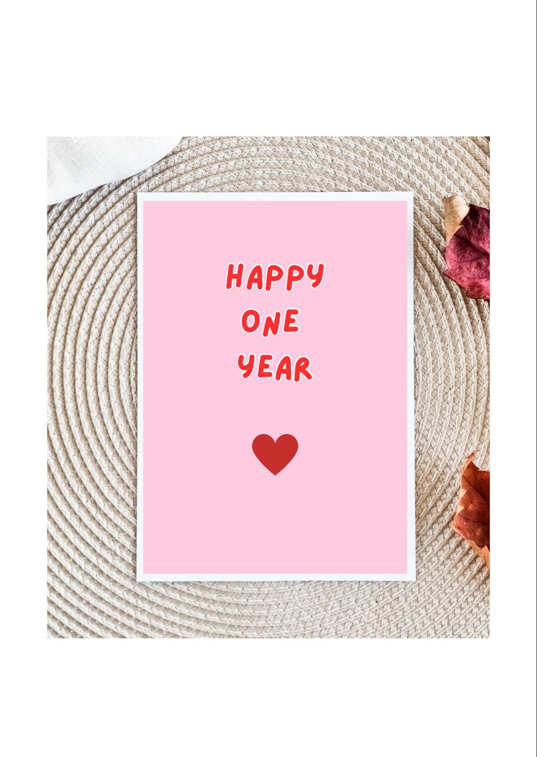 One Year Anniversary Card, Boyfriend Cards, Love Cards,happy ...
