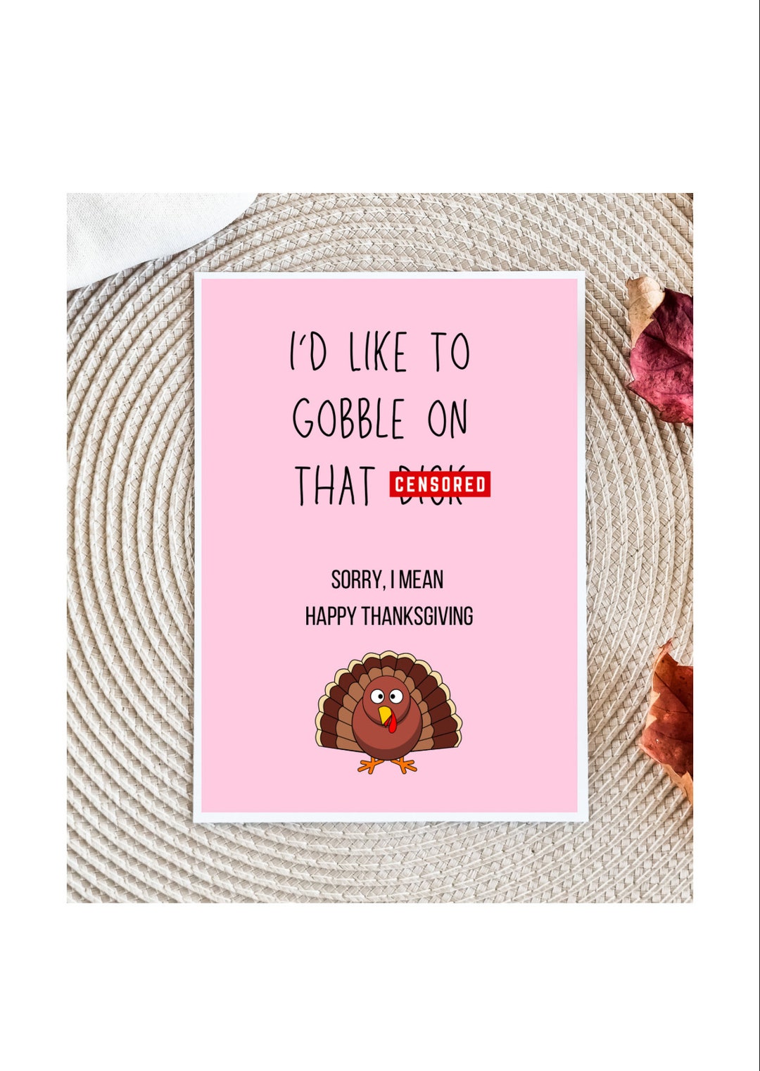 Dirty Thanksgiving Card for Husband | Husband Thanksgiving Card ...