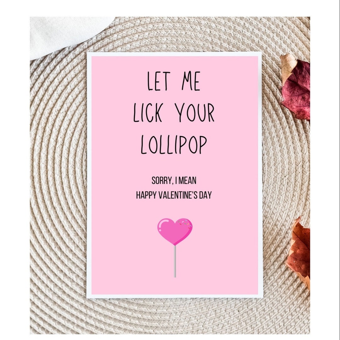 Mature Funny Valentine's Day Card for Girlfriend Dirty Valentine's Day ...