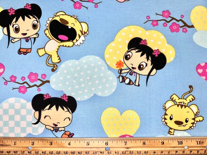 RARE No Hao Kai Lan Best Friends Licensed Fabric by Springs Creative ... RARE No Hao Kai Lan Best Friends Licensed Fabric by Springs Creative ...