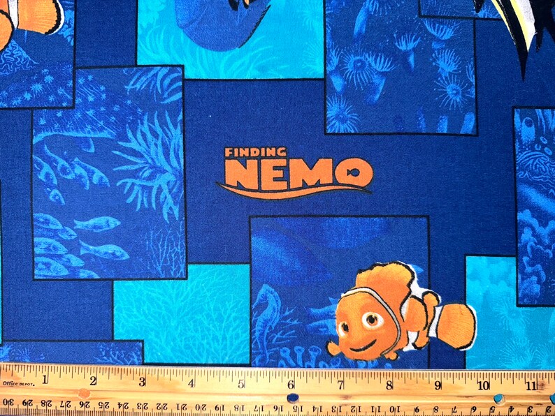 Finding Nemo Licensed Fabric by Springs Creation fat Quarter, Cotton ...