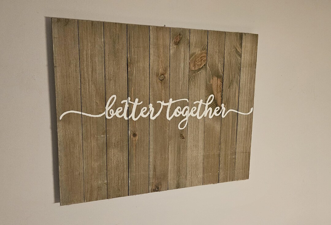 Better Together Wall Decor - Etsy