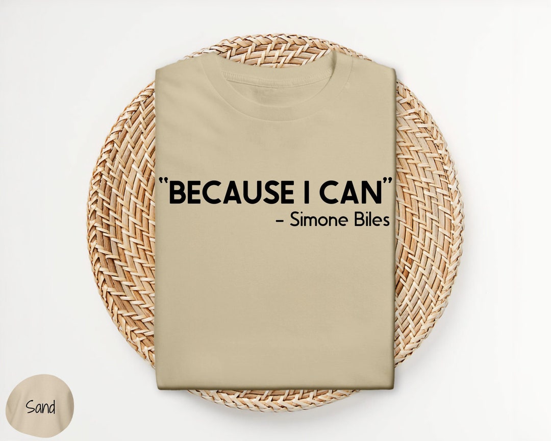 Simone Biles because I Can Shirt, Team USA T-shirt, Melanin Vibes ...
