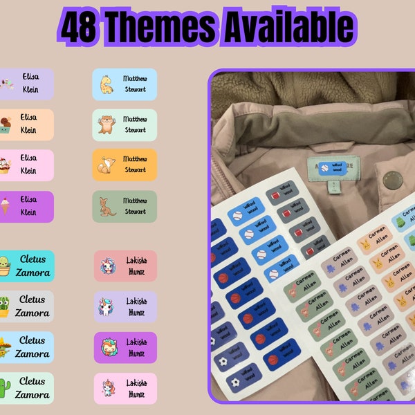 Custom Clothing Label Kids - Etsy