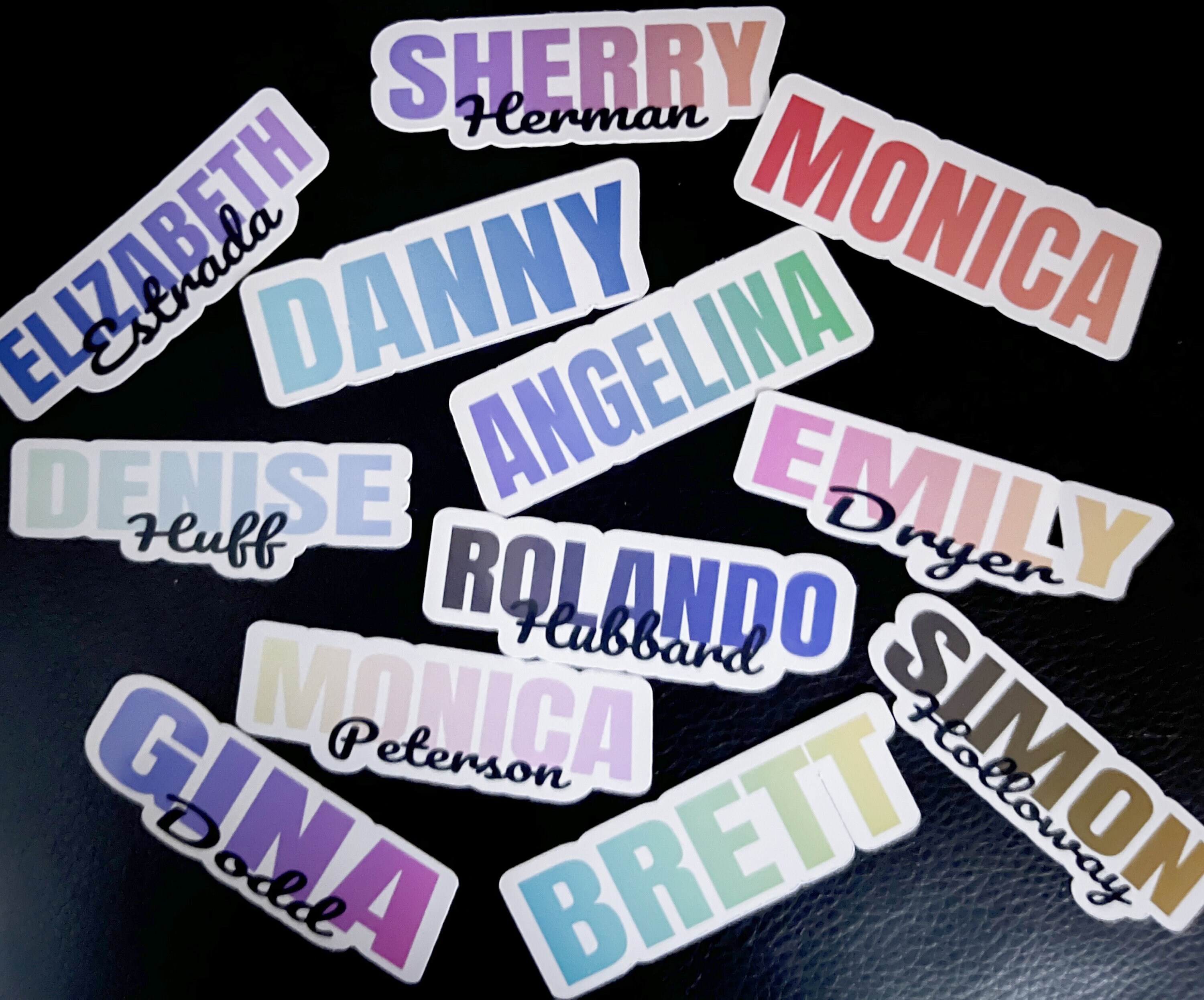 Personalized Name Stickers | Custom Water Bottle Name Stickers ...