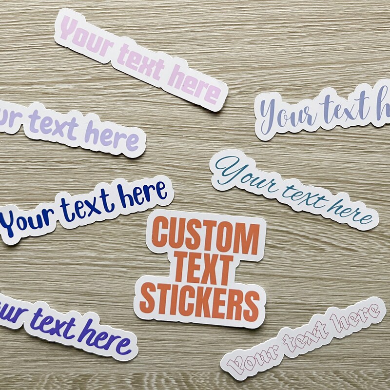 Custom Stickers - Etsy