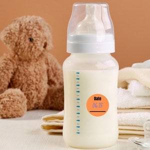 Custom Date Labels Set | Write on Labels | Waterproof Vinyl Stickers ...