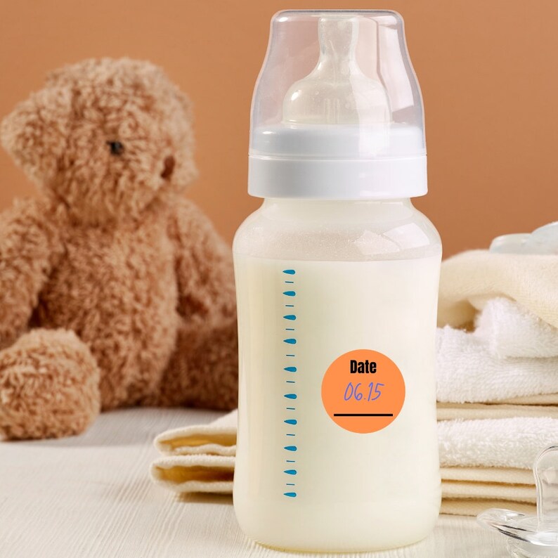 Custom Date Labels Set Write on Labels Waterproof Vinyl Stickers for ...