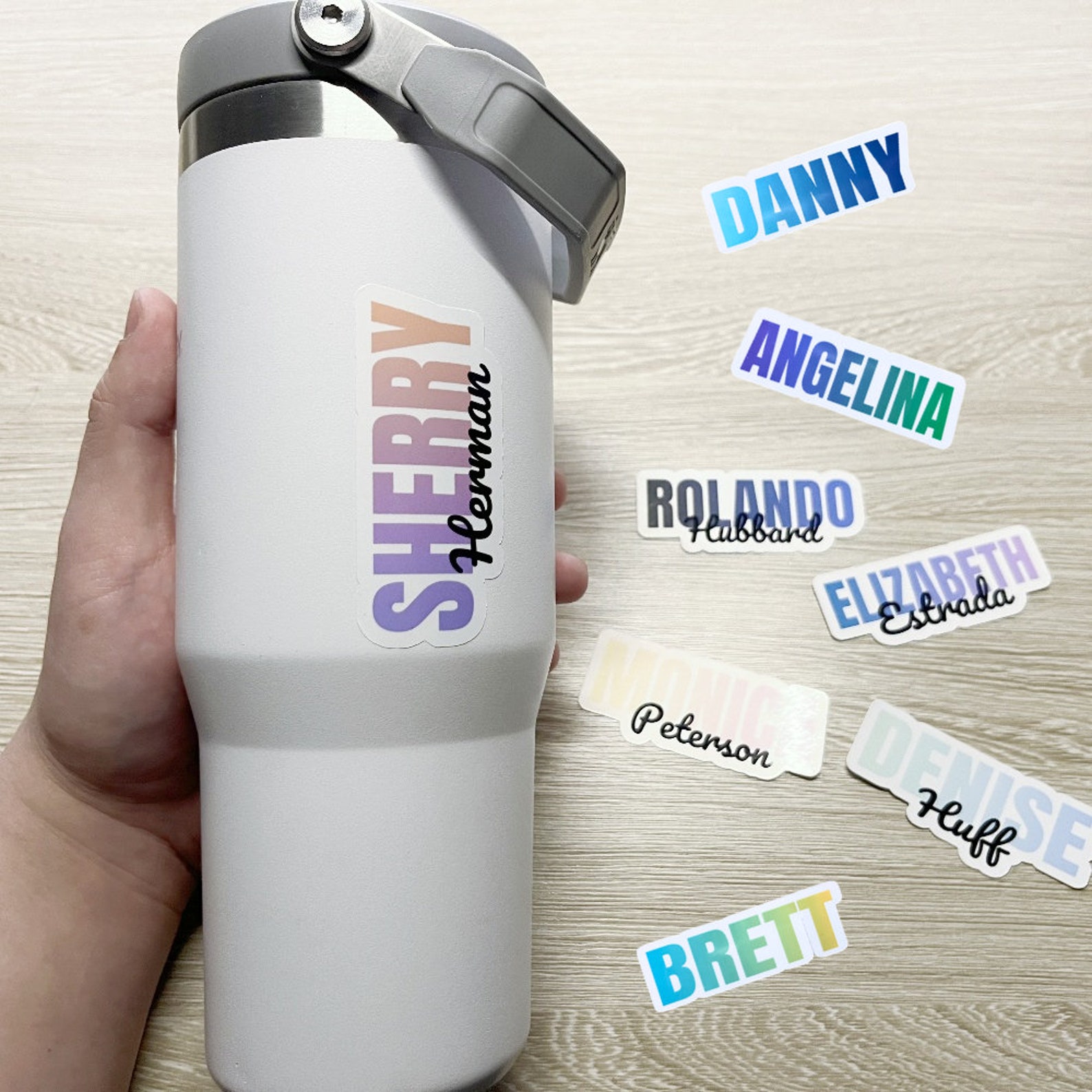 Personalized Name Stickers | Custom Water Bottle Name Stickers ...