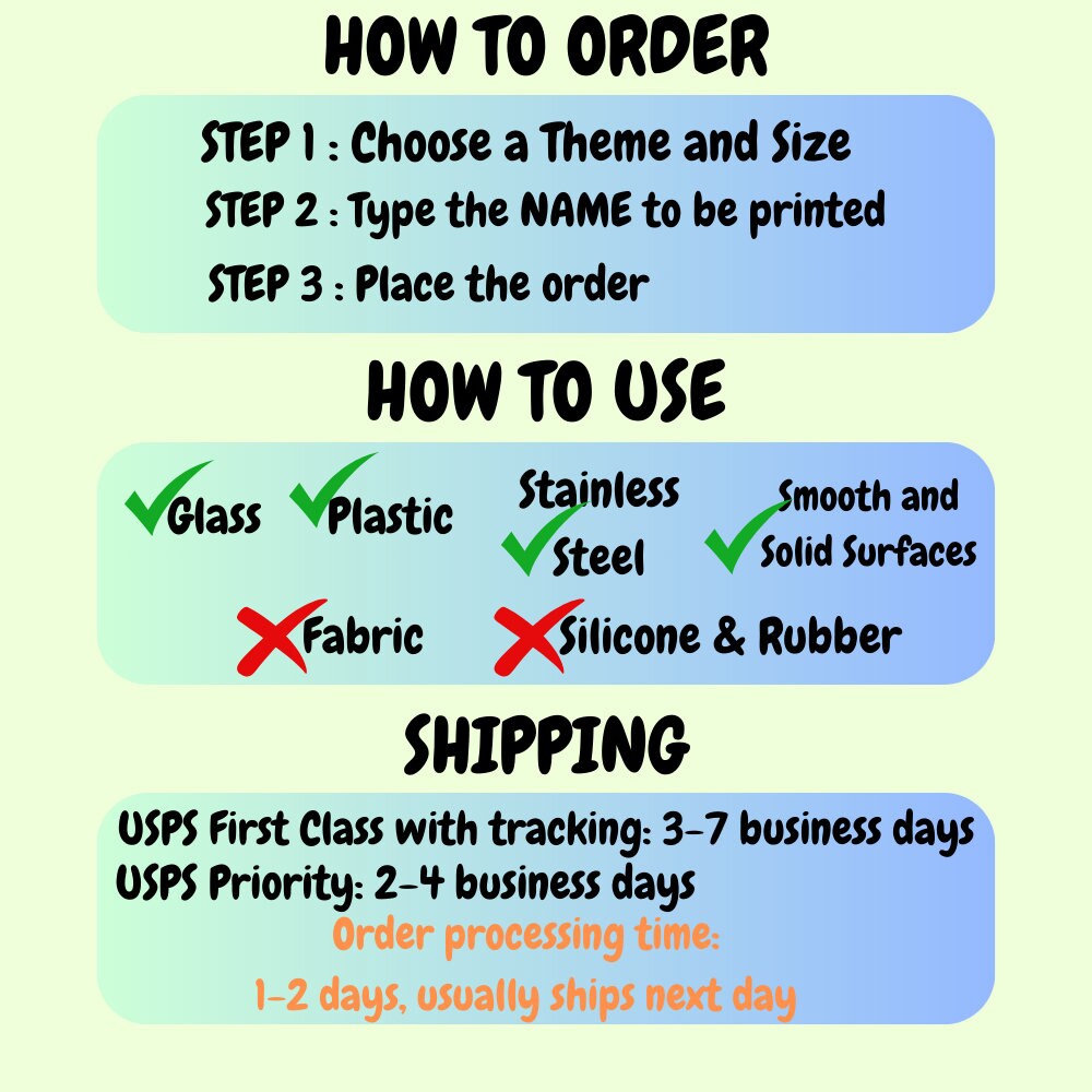 Custom School Name Labels Waterproof Kids Labels Daycare Labels Name ...