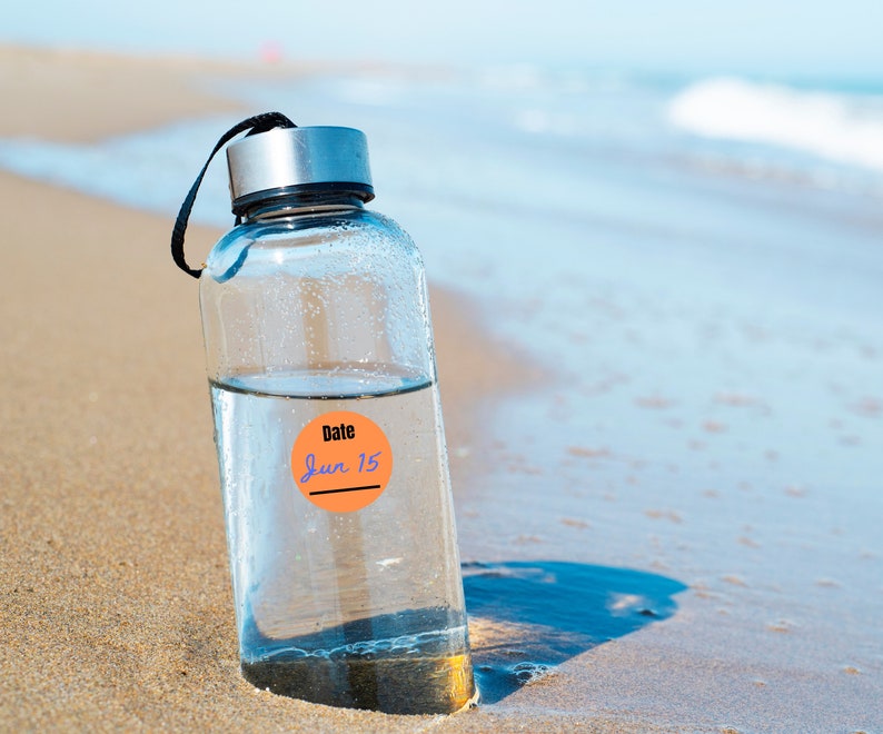 Custom Date Labels Set Write on Labels Waterproof Vinyl Stickers for ...