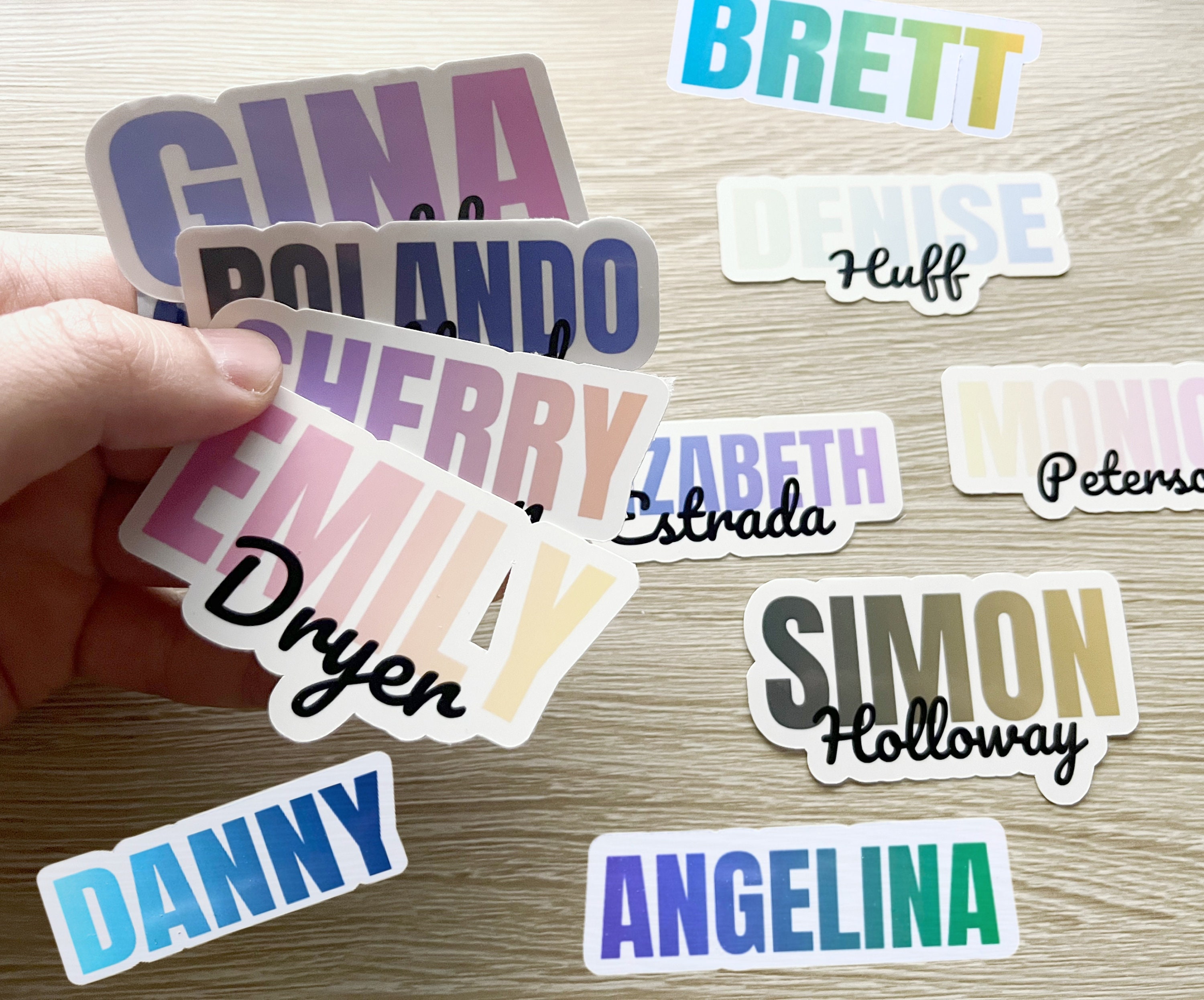 Personalized Name Stickers | Custom Water Bottle Name Stickers ...