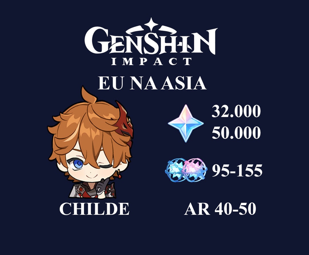 Childe 320 Summon EU NA ASIA Genshin Impact - Etsy