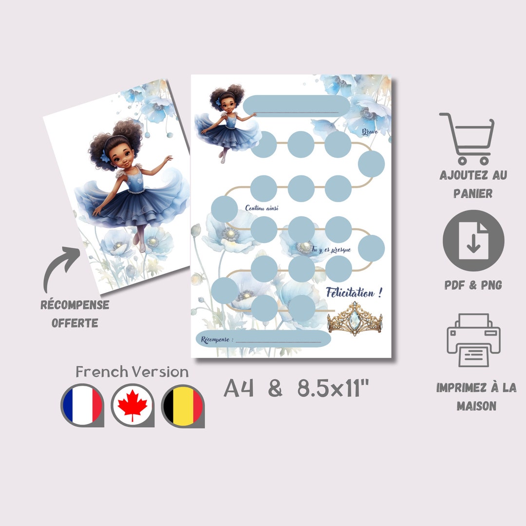 Path to Princess Rewards Printable Chart Tasks for Children Routines ...