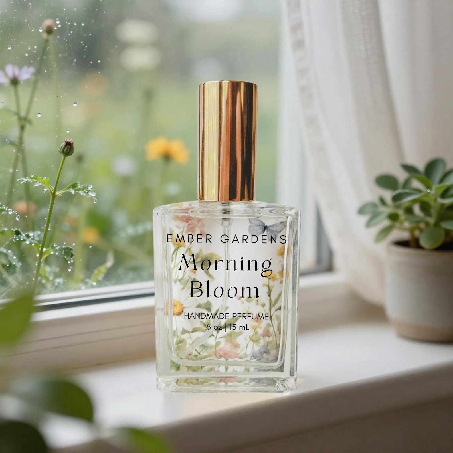 Morning Bloom Handmade Perfume | Fresh Sea, Jasmine, and Citrus ...