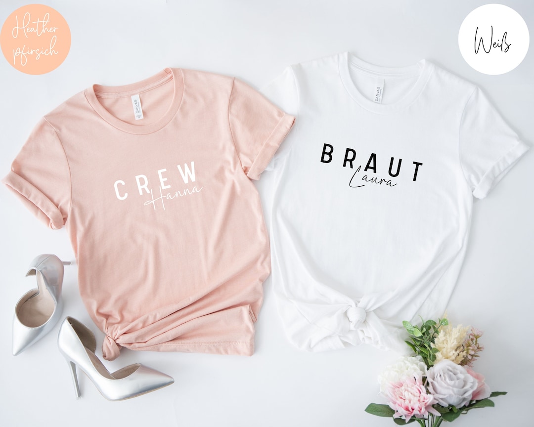 JGA Shirts, Team Braut Shirt, JGA Ideen, Junggesellenabschied T-Shirts ...