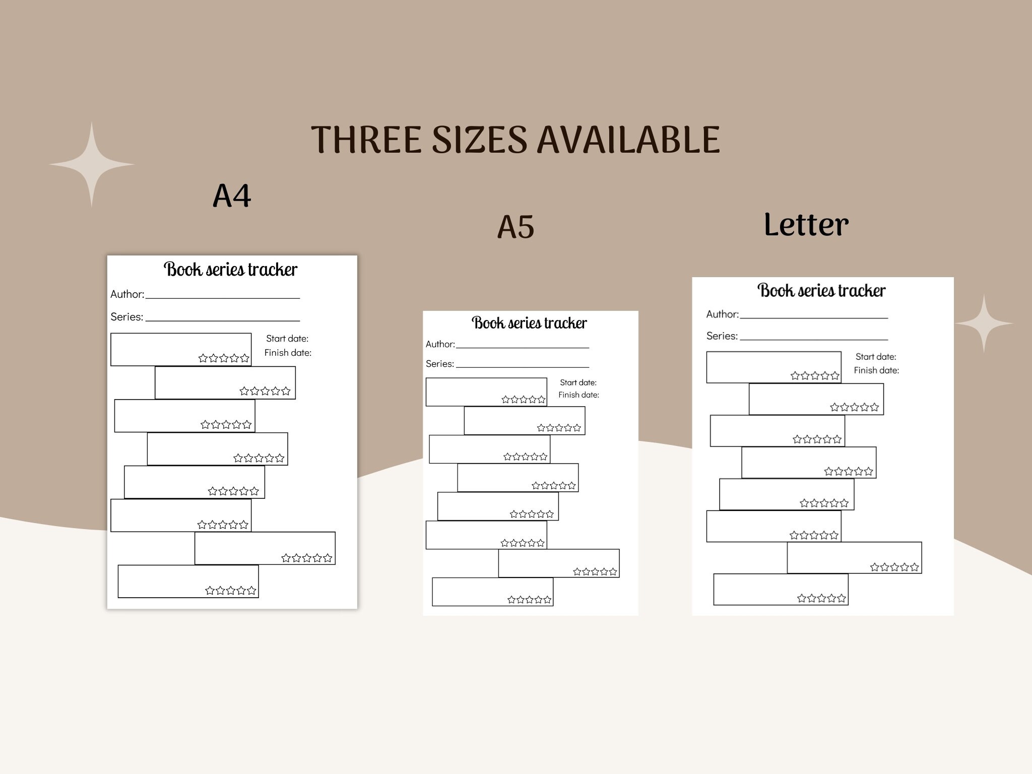 Book Series Tracker - Printable Book Series Tracker - Printable ...