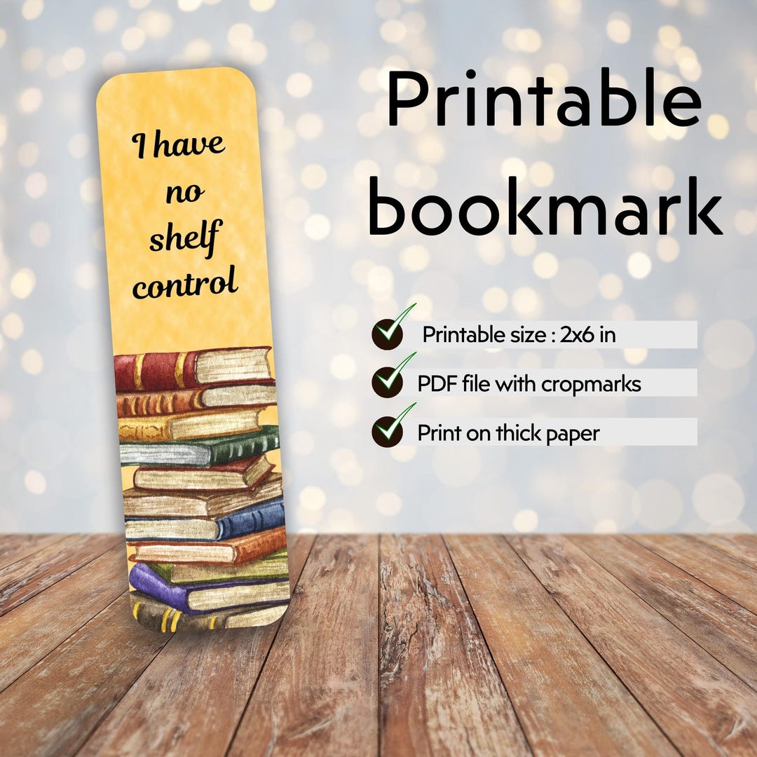Printable Bookmark - Reading Quote - Waterpaint Bookmark - Digital ...