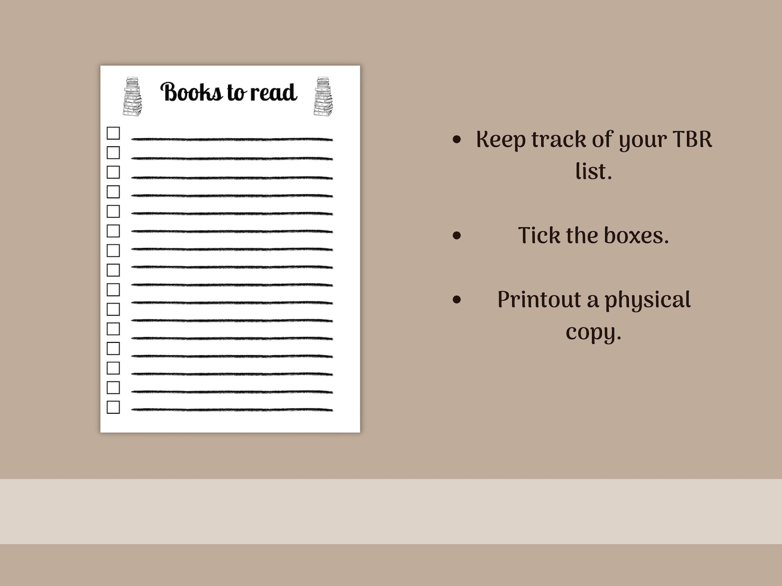 Books to Read List, Book Reading Tracker Printable , Book List ...