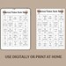 Printable Historical Fiction Book Bingo Reading Challenge (A4, A5, Half ...