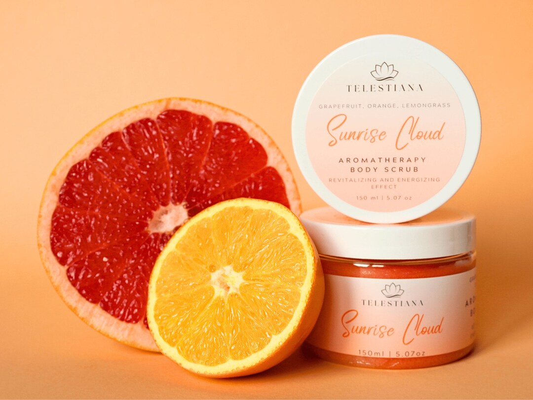 Citrus Energizing Body Scrub, Emulsified Foaming Sugar Scrub ...