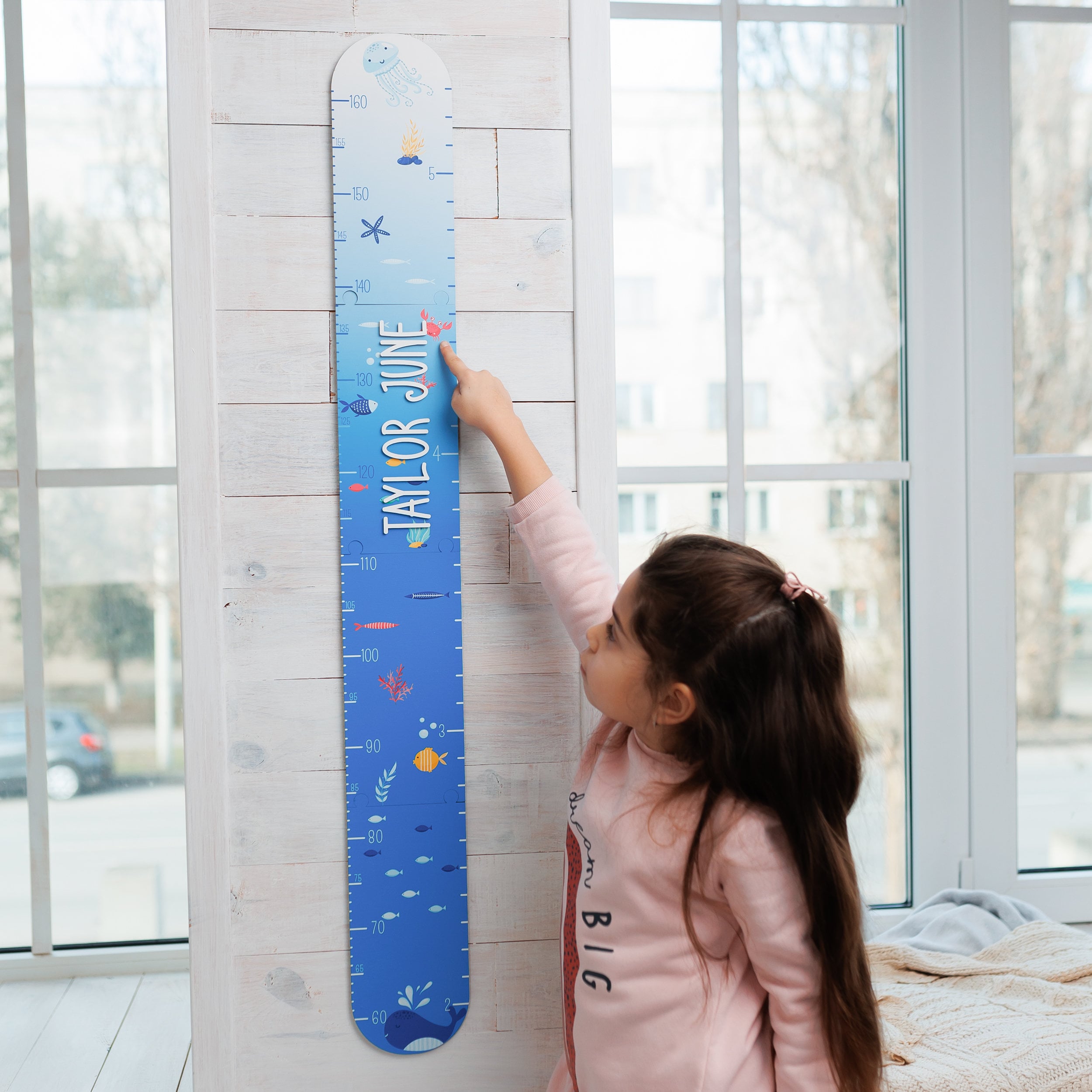 Growth Chart, Height Marker, Personalized Height Chart, Baby Shower ...