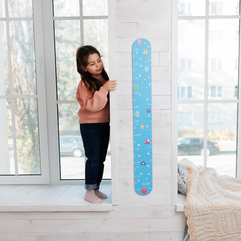 Wooden Growth Chart for Kids, Personalized Growth Chart Ruler, Kids ...