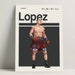 Teofimo Lopez Poster, Boxing Poster, Modern Boxing Print, Minimalist ...