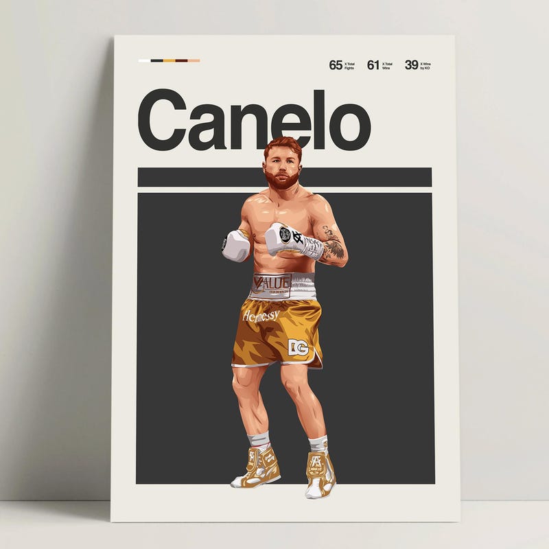 Crawford Vs Canelo Poster - Etsy