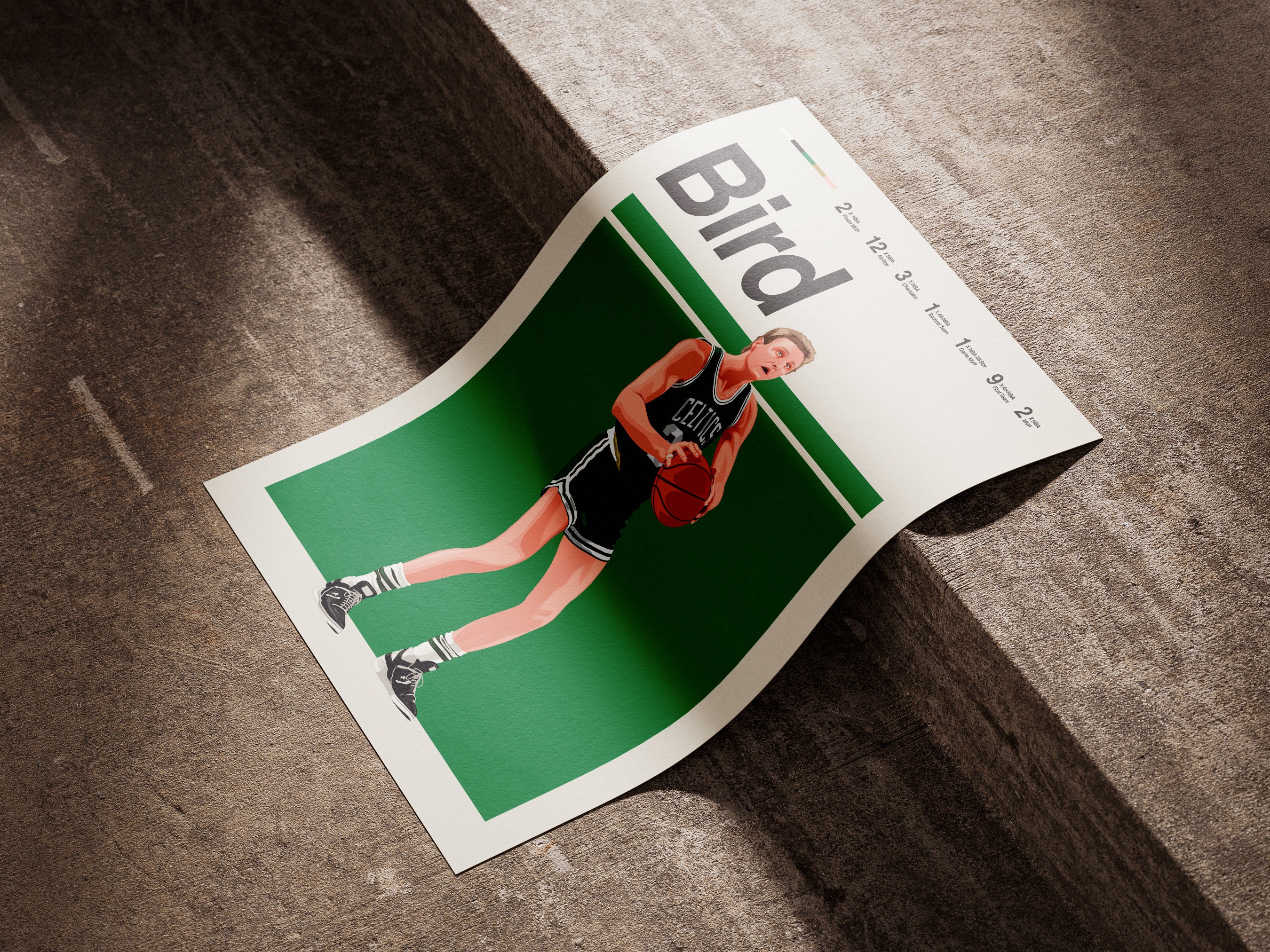 Larry Bird Poster, Basketball Poster, NBA Basketball Print, Basketball ...