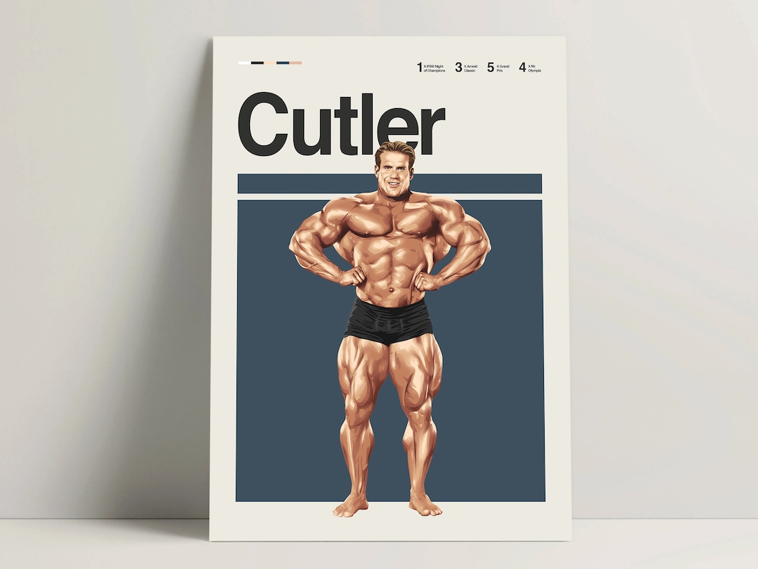 Jay Cutler Poster, Bodybuilding Poster, Mr Olympia Art Print ...