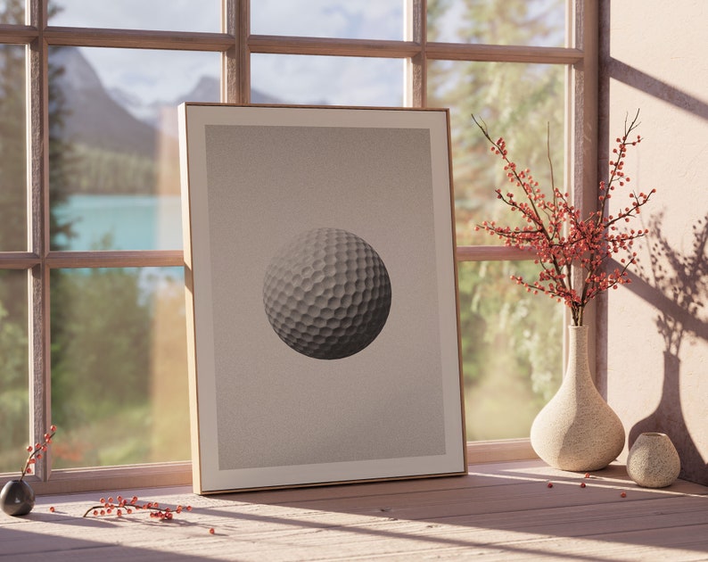 Golf Poster, Vintage Golf Print, Golf Wall Art for Office, Golf Bedroom ...