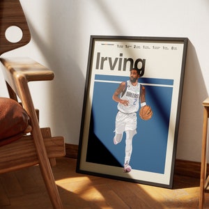 Kyrie Irving Poster, Basketball Poster, NBA Basketball Print ...