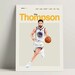 Klay Thompson Poster, Basketball Poster, NBA Basketball Print ...