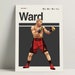 Andre Ward Poster, Boxing Poster, Modern Boxing Print, Minimalist ...
