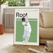 Joe Root Poster, Cricket Poster, England Cricket Team Wall Art, Cricket ...