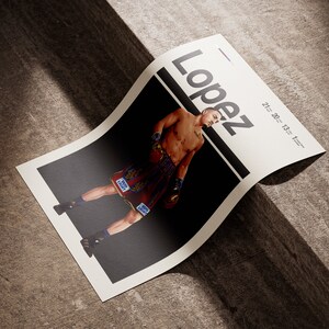 Teofimo Lopez Poster, Boxing Poster, Modern Boxing Print, Minimalist ...