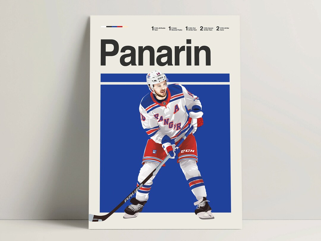 Artemi Panarin Poster, Hockey Poster, Modern Hockey Print, Minimalist ...