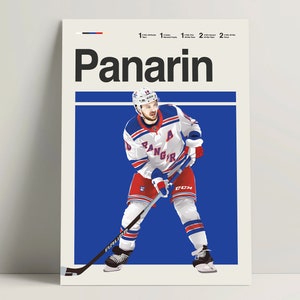 Artemi Panarin Poster, Hockey Poster, Modern Hockey Print, Minimalist ...